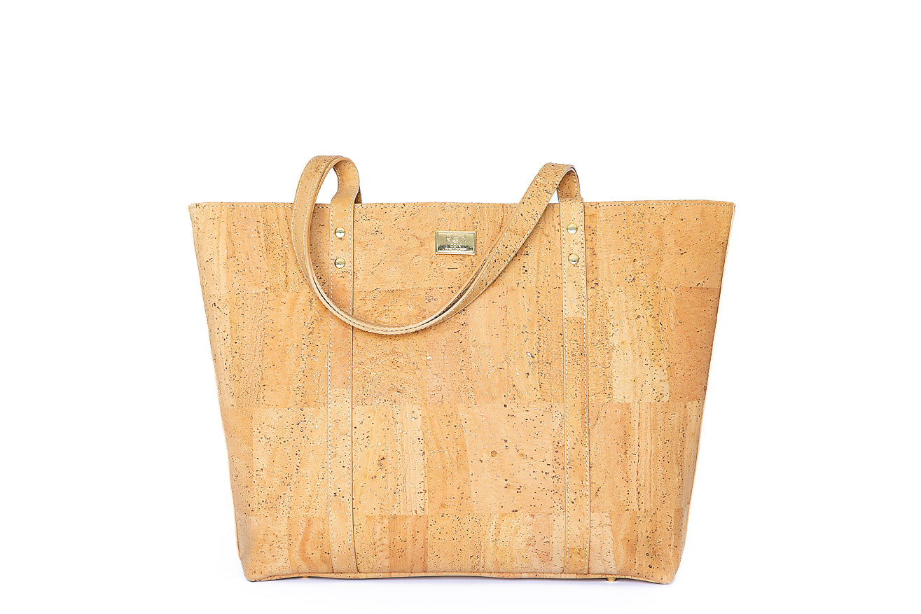 Carminda Vegan Cork Tote Bag | Eco-Friendly, Handcrafted in Portugal ...
